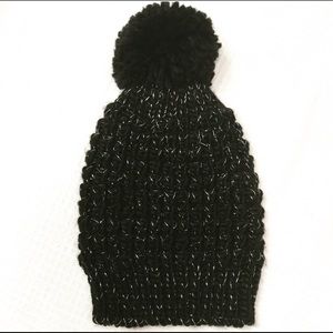 Jessica Simpson | Accessories | Jessica Simpson Blacksilver Scarfhat ...